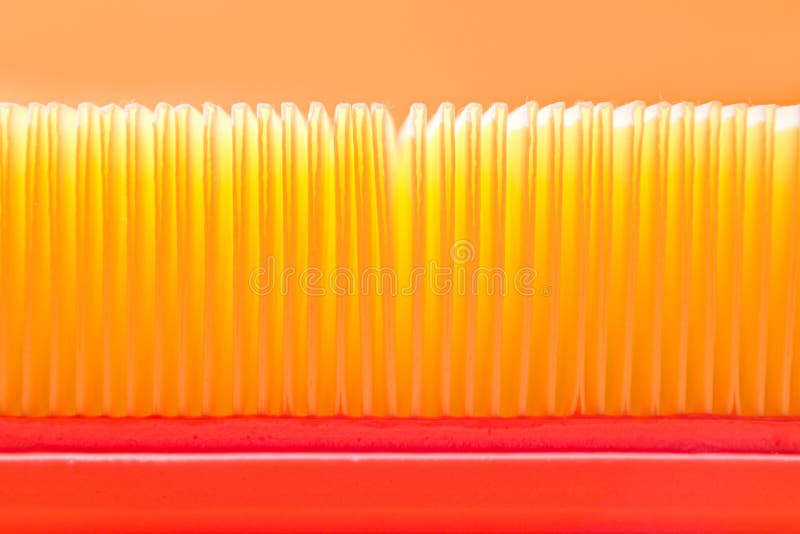 Side Surface of the Air Filter, Paper Filter for the Car Stock Photo ...