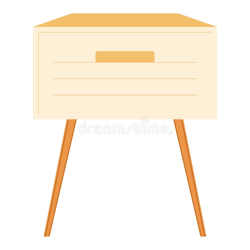 Side Table Icon Home Decor Vector Stock Vector - Illustration of room ...