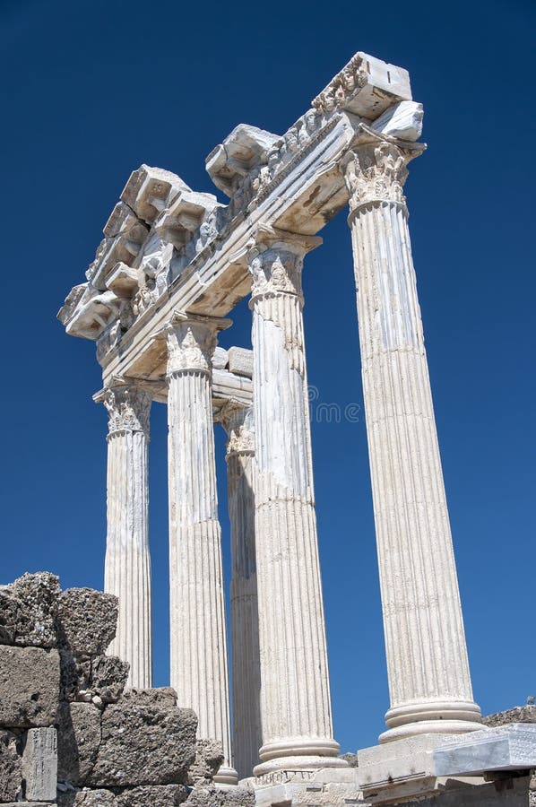 Side Temple of Apollo 10 stock photo. Image of gods, empire - 29277410