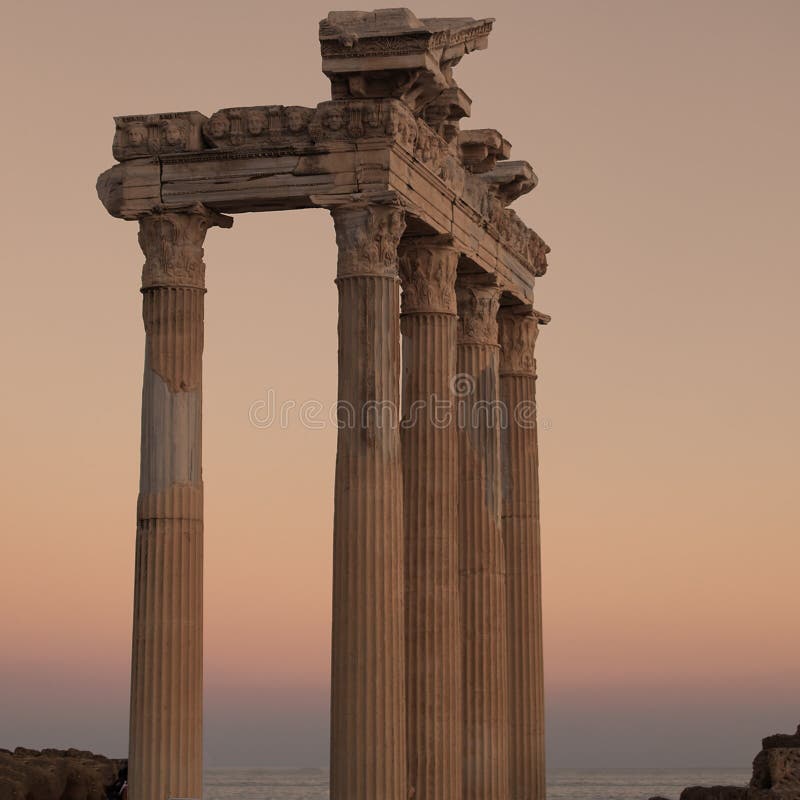 Side Temple of Apollo 21 stock image. Image of mediterranean - 36731625