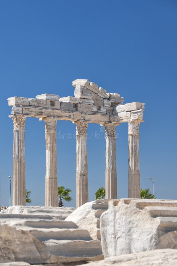 Side Temple of Apollo 05 stock image. Image of architectural - 28552049