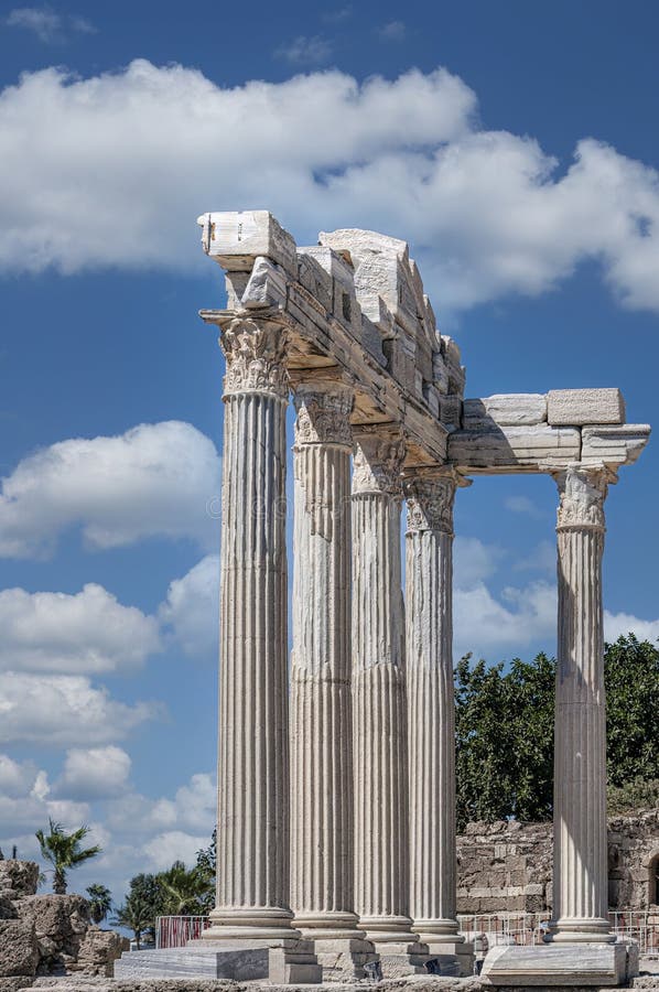 Side Temple of Apollo stock photo. Image of scenic, archaeology - 269744400