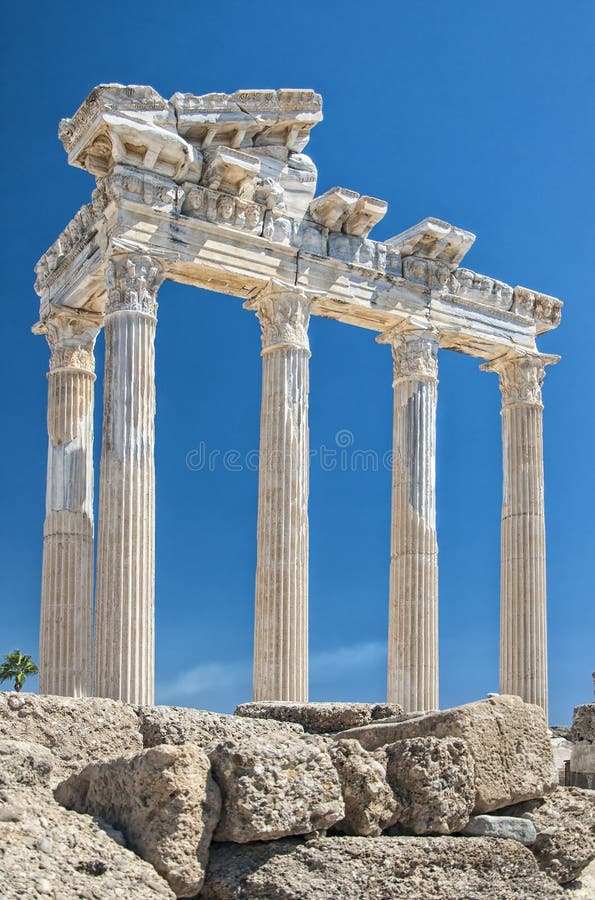 Side Temple of Apollo 18 stock photo. Image of europe - 36731614
