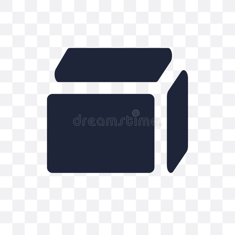 Side To Side of a Cube Transparent Icon. Side To Side of a Cube Stock ...