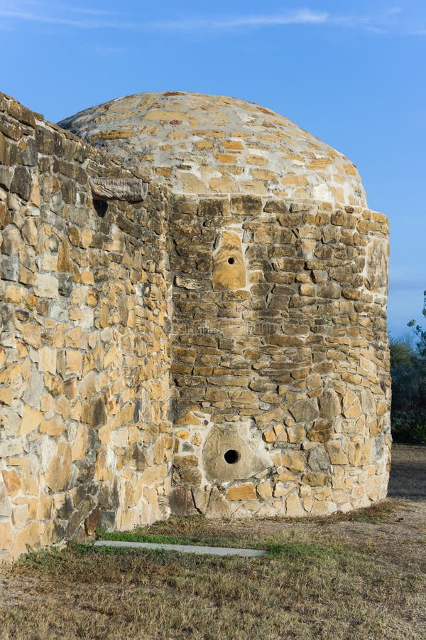 Side Tower in Mission San Jose in San Antonio, Texas Stock Image ...