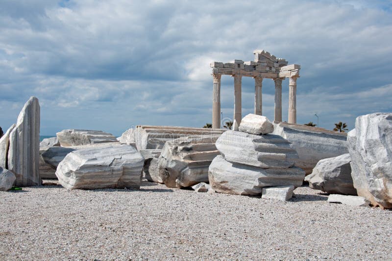 Side, Turkey stock image. Image of antique, ruin, temple - 24474361