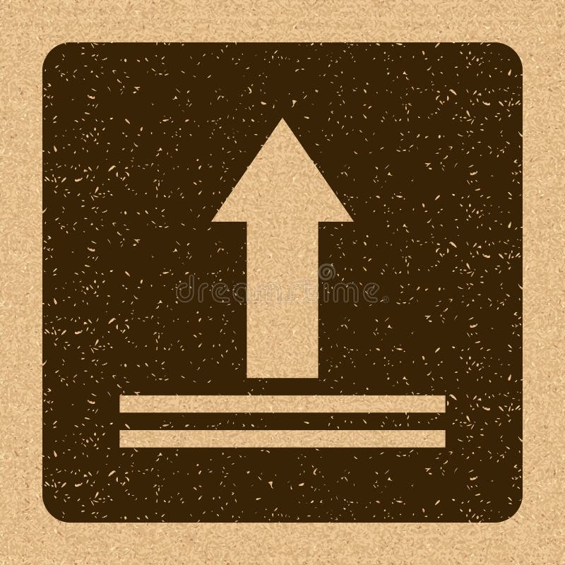 This Side Up Icon. this Way Up Sign. Packaging Symbol Stock Vector ...