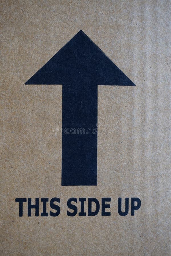 This side up sign stock image. Image of board, transport - 59859983