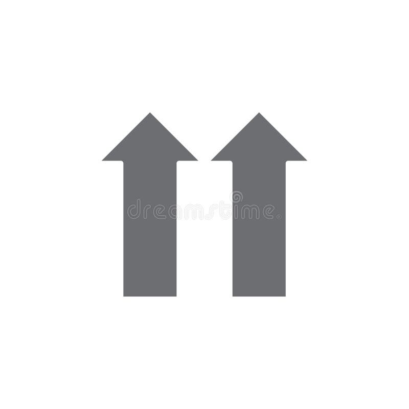 This Side Up Symbol. Vector Illustration Decorative Design Stock Vector ...