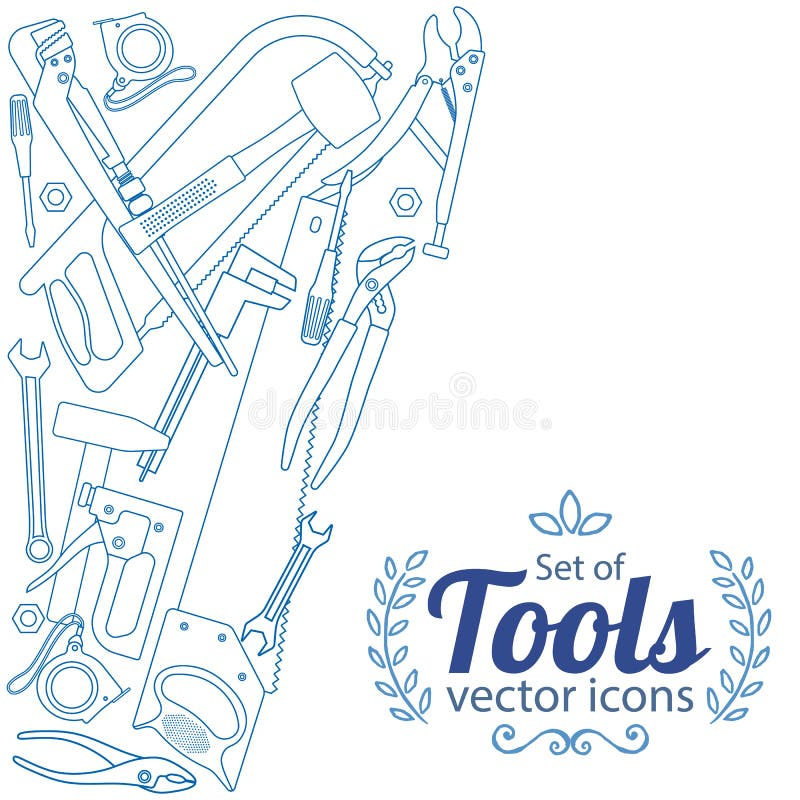 Tools Border Stock Illustrations – 8,328 Tools Border Stock ...