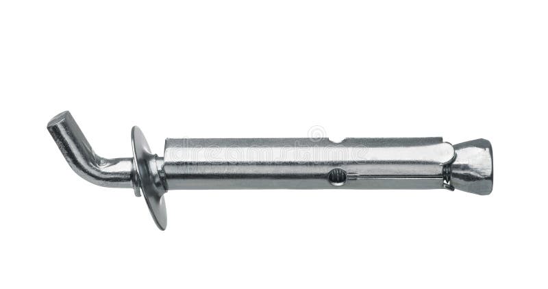 Side view of anchor bolt stock image. Image of fastening - 258061005