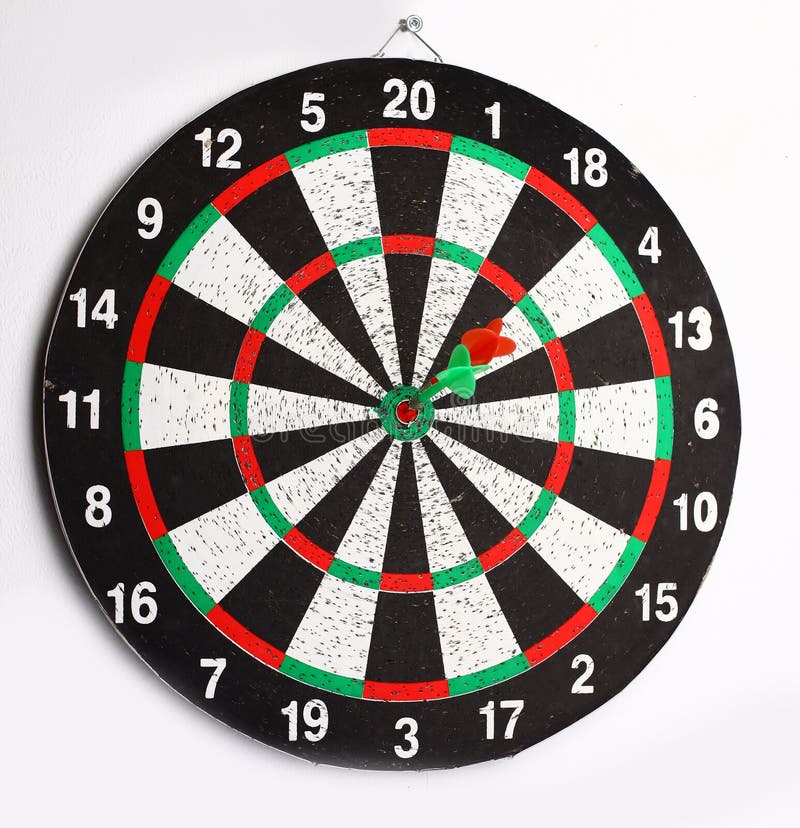 Side View.Arrow Dart Hitting the Center of the Target Dart Board Stock ... Side View.Arrow Dart Hitting the Center of the Target Dart Board Stock ...