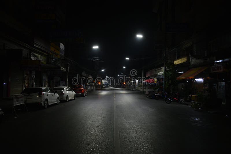 Road Side View Night