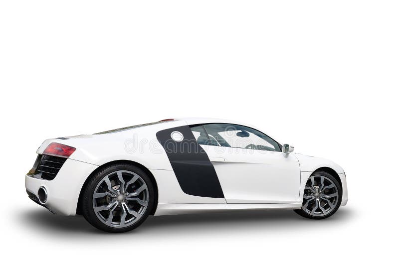 Side View of Audi R8 Sports Car Stock Image - Image of automobile, audi ...