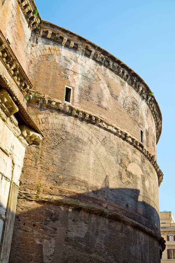 Rome Pantheon Side stock image. Image of piazza, destinations - 33454535