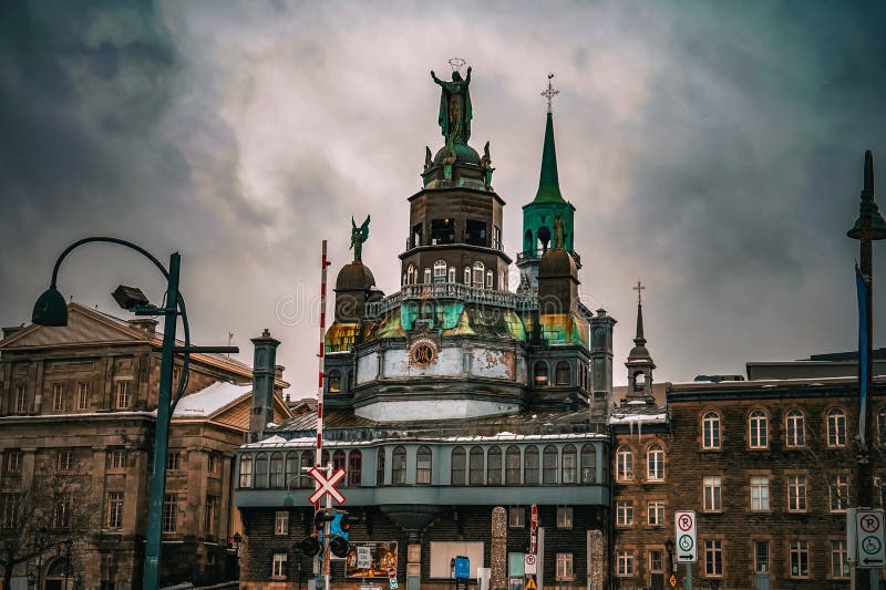 Side view of the basilica editorial image. Image of landmark - 362073625