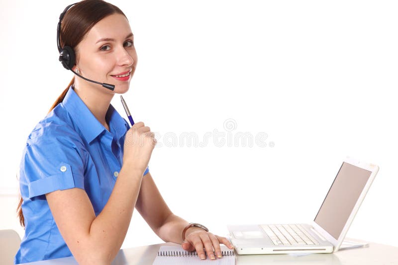 264 Side View Receptionist Stock Photos - Free & Royalty-Free Stock ...