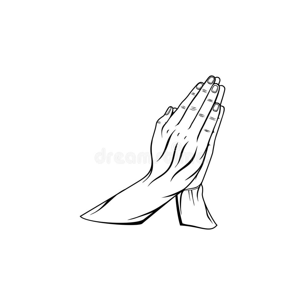 Blessed Praying Hand Stock Illustrations – 253 Blessed Praying Hand ...