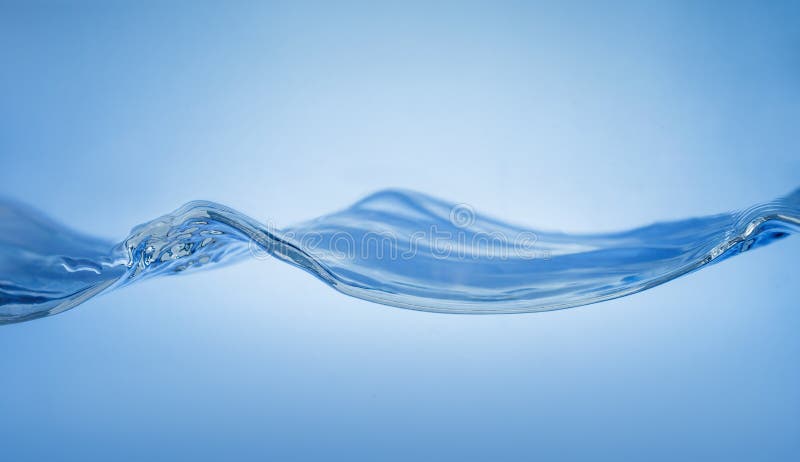 Side View of Blue Water Waves Stock Image - Image of beauty, movement ...