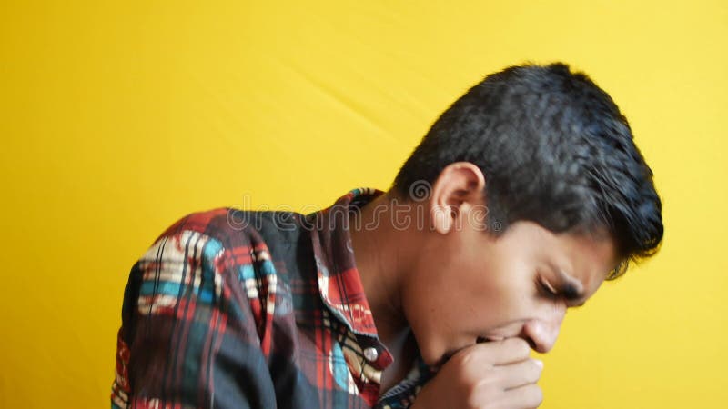 Side View of Child Girl Scratching Head Indoor Stock Video - Video of ...