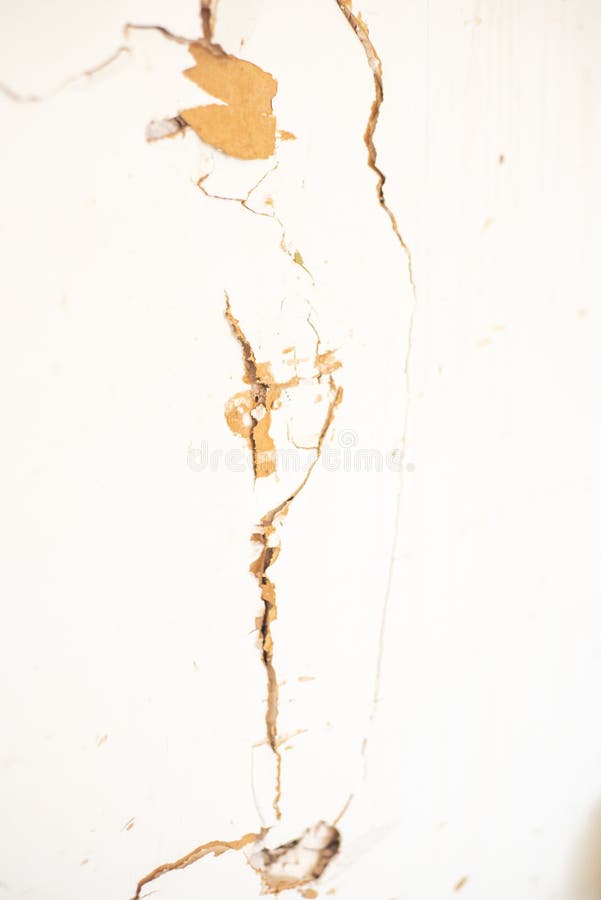 Side View Broken Drywall Boards Flat Panel Made from Gypsum Plaster ...