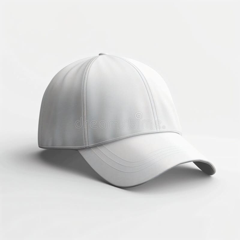 Side view of a cap mokup stock illustration. Illustration of leather ...