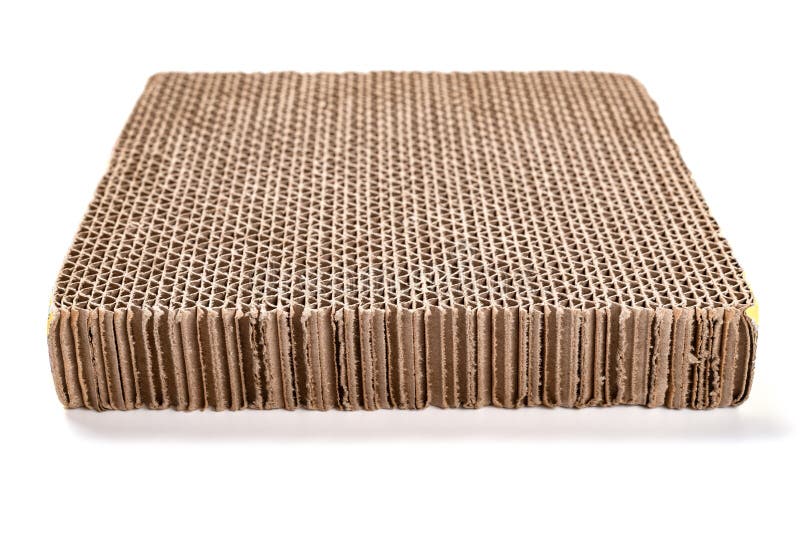 Cardboard Corrugated Pattern As Baskground and Texture at an Angle ...