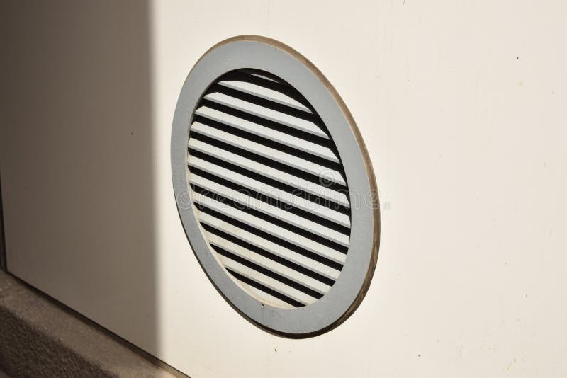 Side View of a Circular Indoor Ventilation Stock Photo - Image of ...
