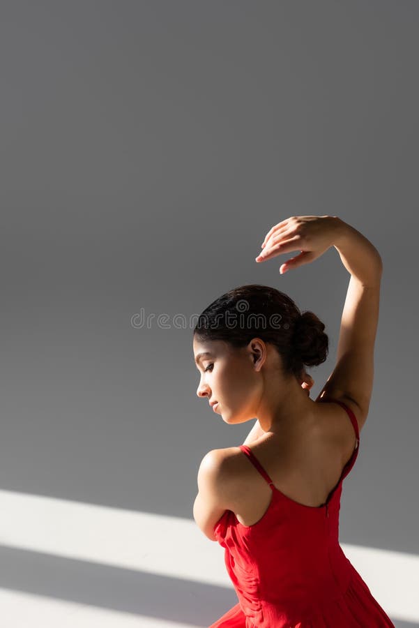Side View of Classical Dancer in Stock Image - Image of classical ...