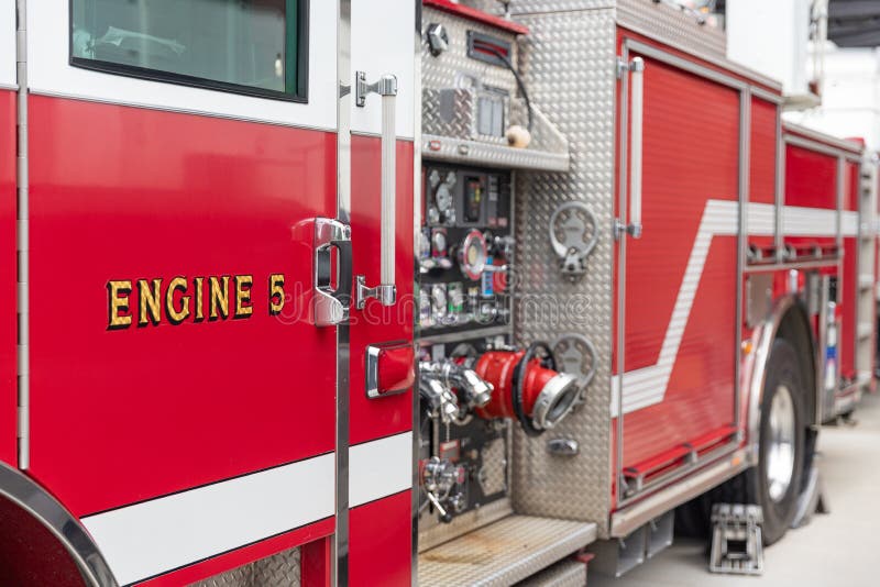 526 Fire Truck Side View Stock Photos - Free & Royalty-Free Stock ...