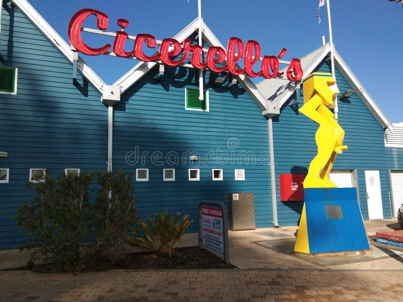 Side View of the Coast Guard Sculpture at Cicerello S Editorial Photo ...