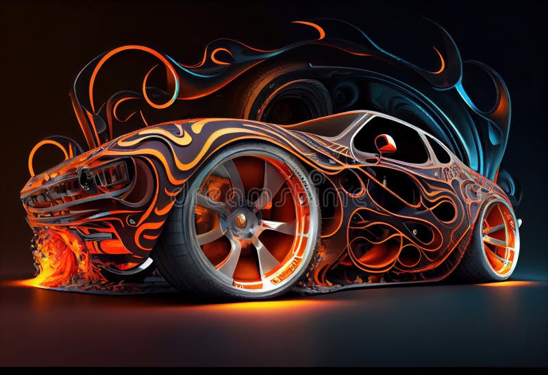 Side View of Collector S Old Vintage Car. Stock Illustration ...