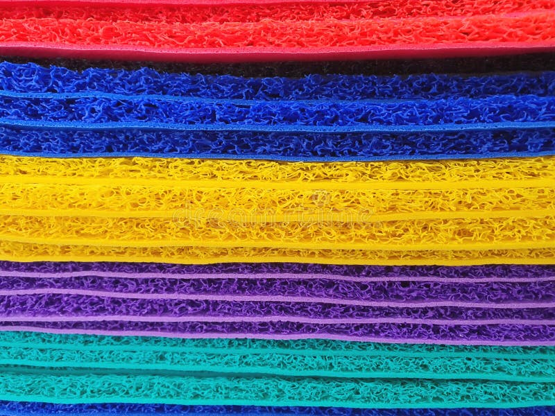 Side view of colourful mat stock image. Image of color - 264656705