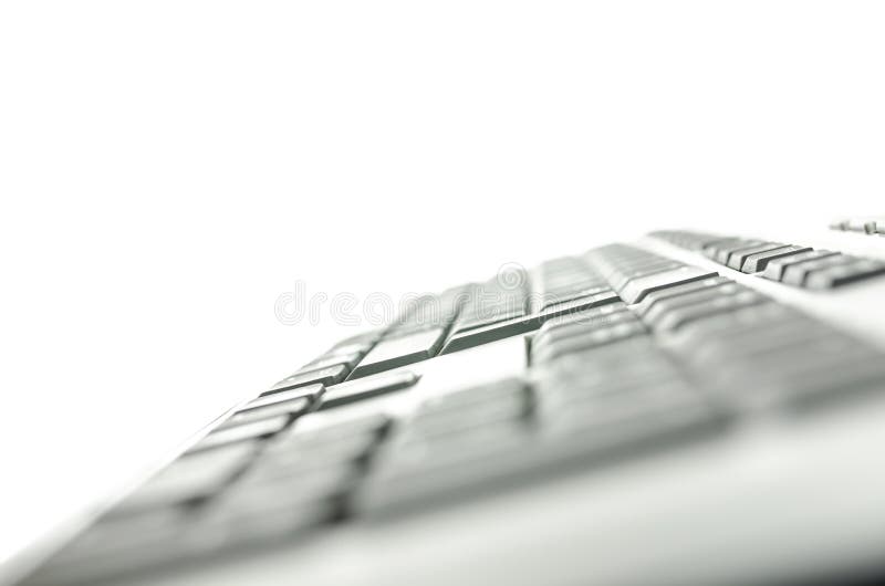 Side View of Business Man Using Computer Stock Photo - Image of mouse ...