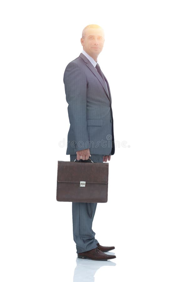 Side View.a Confident Lawyer Looking at the Camera Stock Photo - Image ...