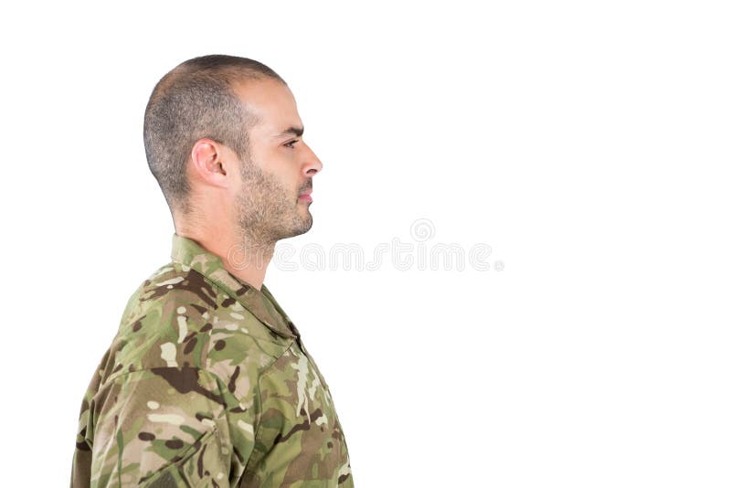 Confident Soldier with Sniper Rifle Stock Image - Image of protection ...
