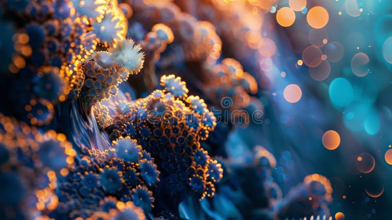 A Side View of the Coral Structures Giving a Glimpse into the Inner ...