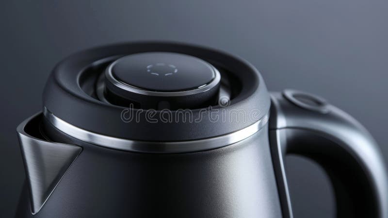 A Side View of the Cordless Base of an Electric Kettle Featuring a ...