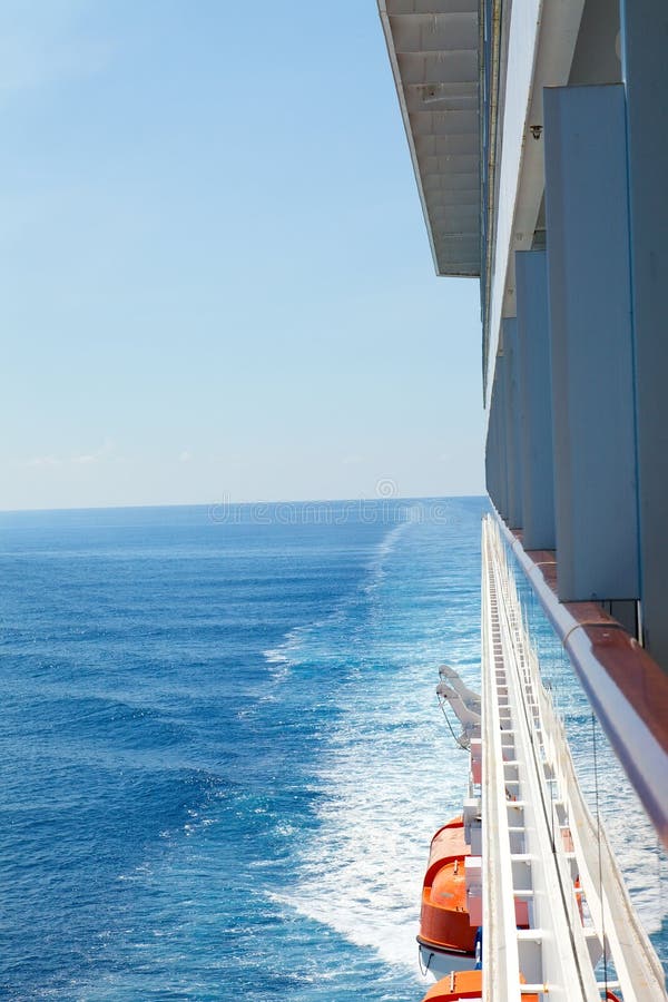 Side View of Cruise Ship stock image. Image of side, large - 24883093