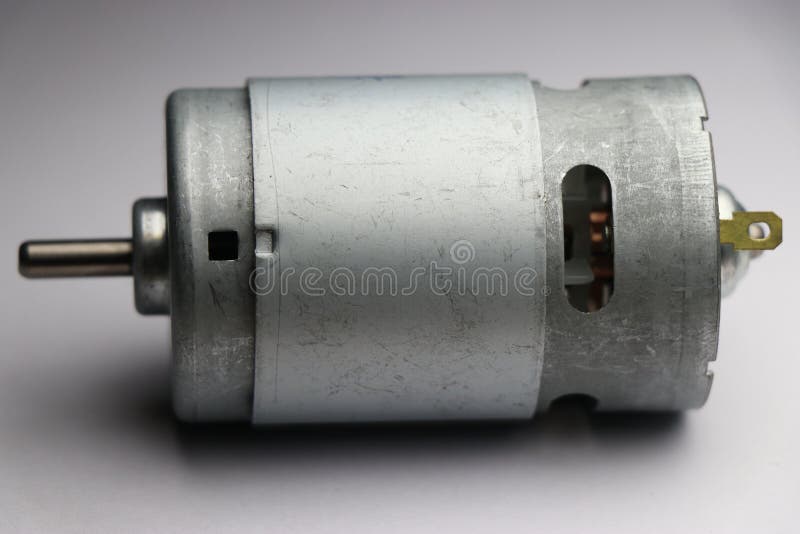 Side View of DC Motor or 775 Motor Which Has High Torque and Low ...