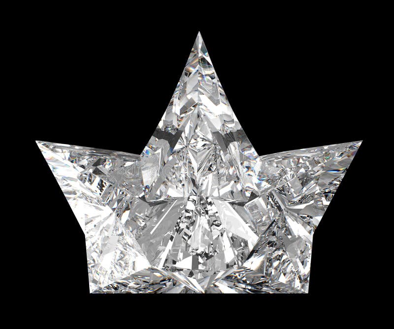 Side View of Diamond Crown Over Black Stock Illustration - Illustration ...