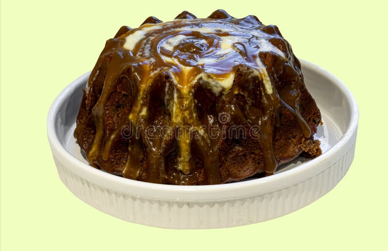 A Dish of Sticky Toffee Pudding Stock Photo - Image of eating, cuisine ...