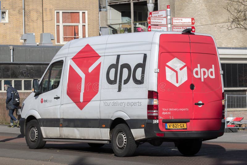 Side View DPD Van at Amsterdam the Netherlands 17-2-2022 Editorial ...