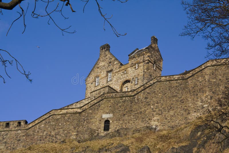 Castle in Scotland stock image. Image of house, attraction - 644247
