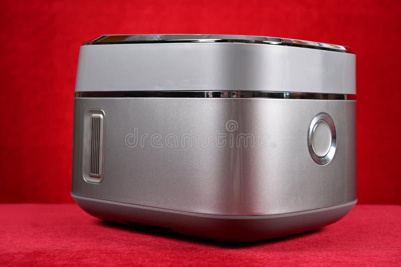 Side View Electric Rice Cooker Stock Image - Image of object, kitchen ...