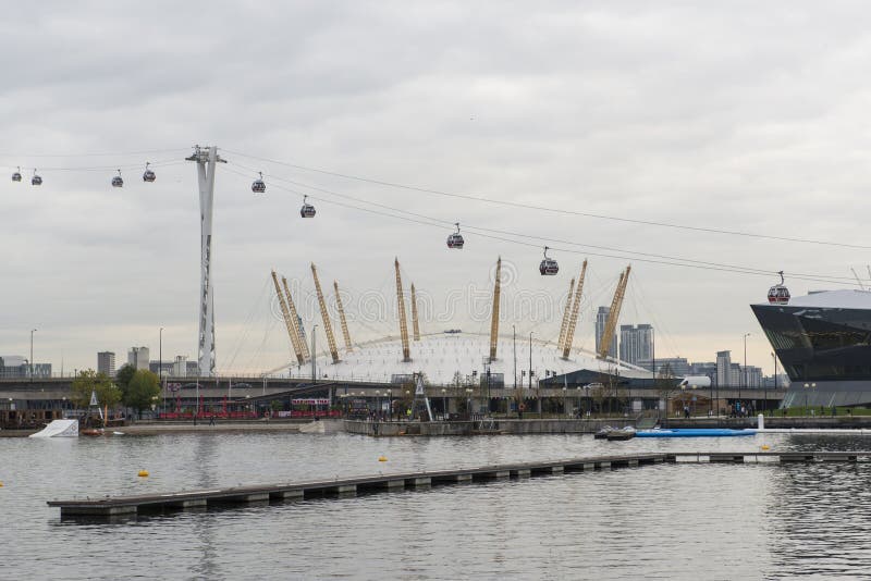 Side View of Emirates Air Line Cable Car Editorial Image - Image of ...