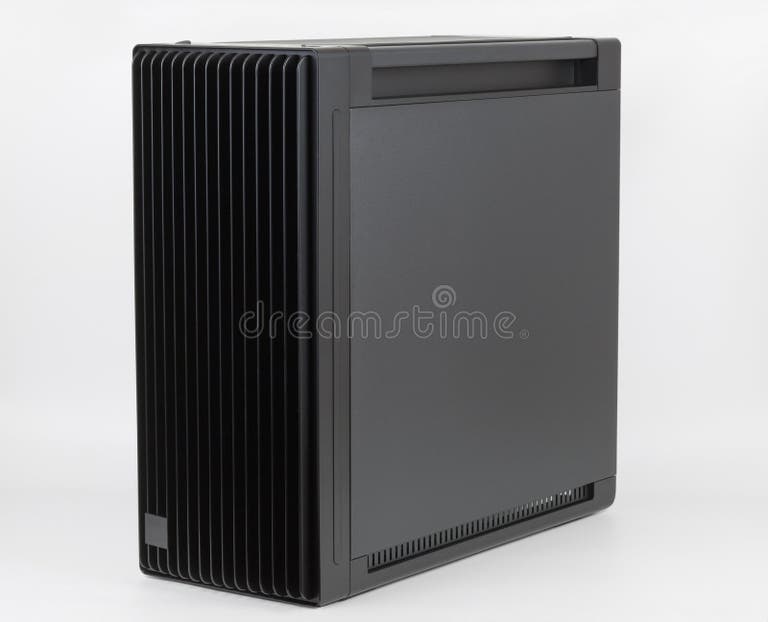 Side View of Empty Big Tower, PC Case, Chassis, 15.5 Mm Front Panel ...