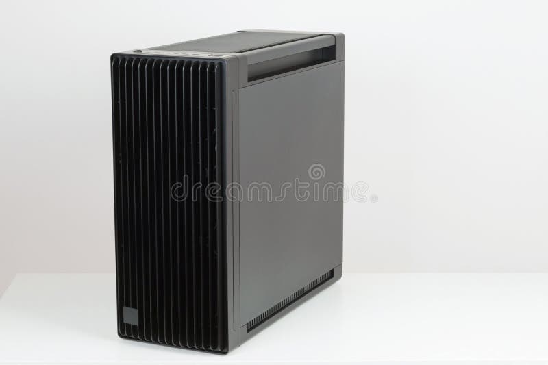 Side View Empty Big Tower Pc Case Chassis 15 5 Mm Front Panel Grille 45 ...