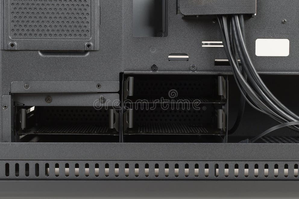 Side View of Empty Big Tower, PC Case, Chassis, without Right Metal ...