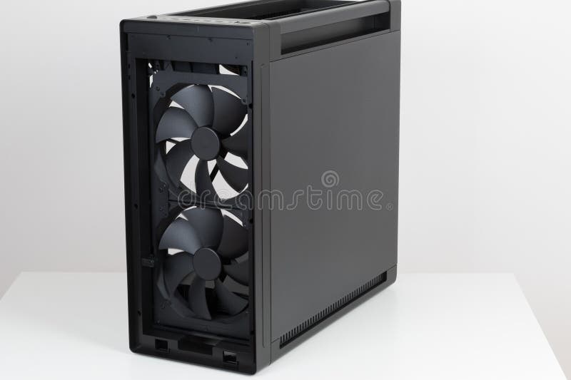 Side View of Empty Big Tower, PC Case, Chassis, without Upper , Front ...